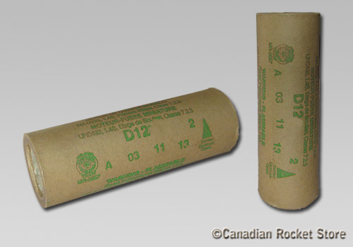 D12-3 model rocket engine. 2 pack [1566]. Estes : Canadian retailer of ...