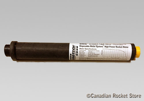 H100W-14A. 38mm. 227Ns/2.3sec [81014]. Aerotech Consumer Aerospace ...